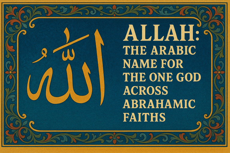 Allah: The Arabic Name for the One God Across Abrahamic Faiths ...