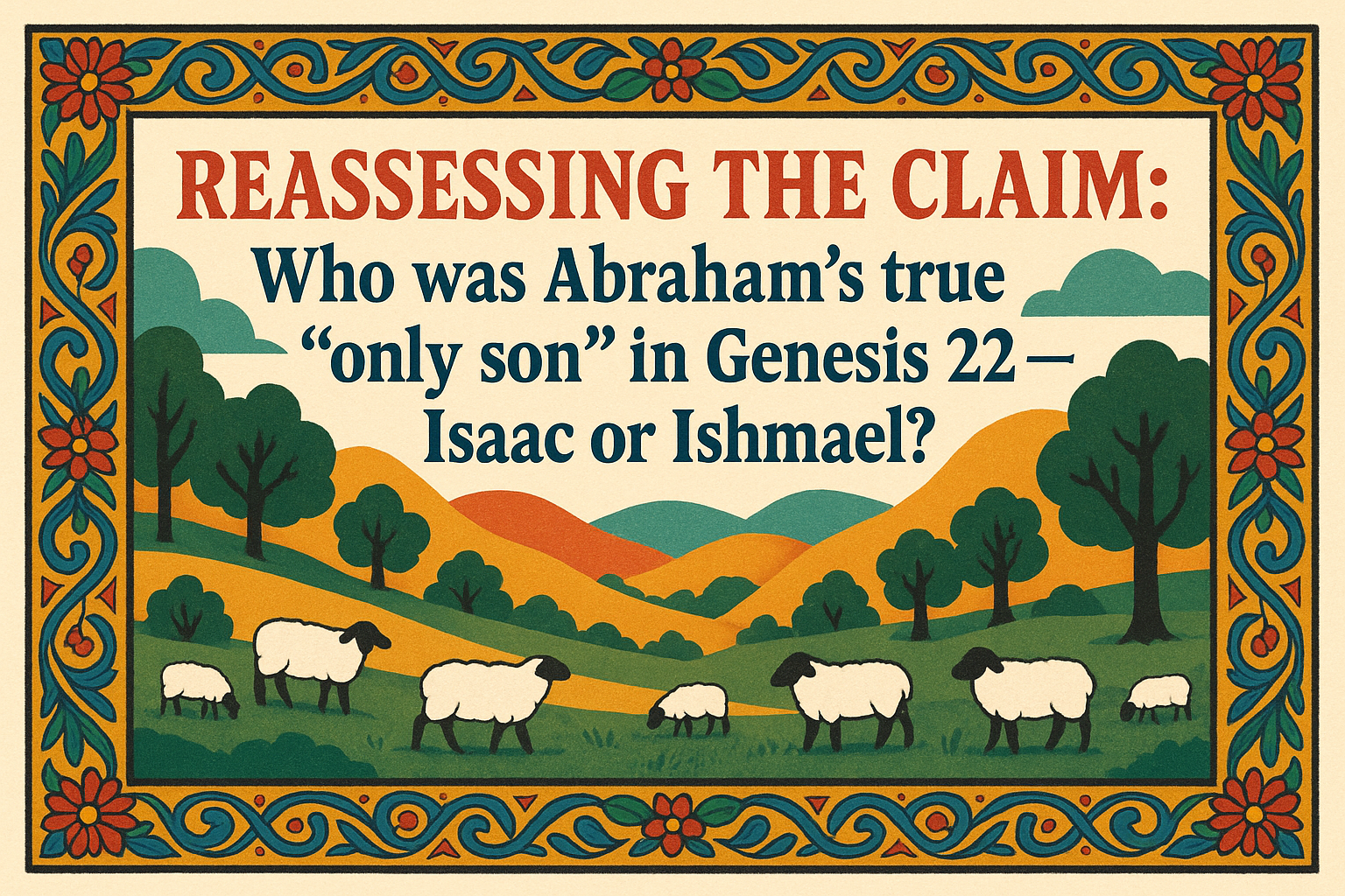 Reassessing the Claim: Who was Abraham’s true “only son” in Genesis 22 ...